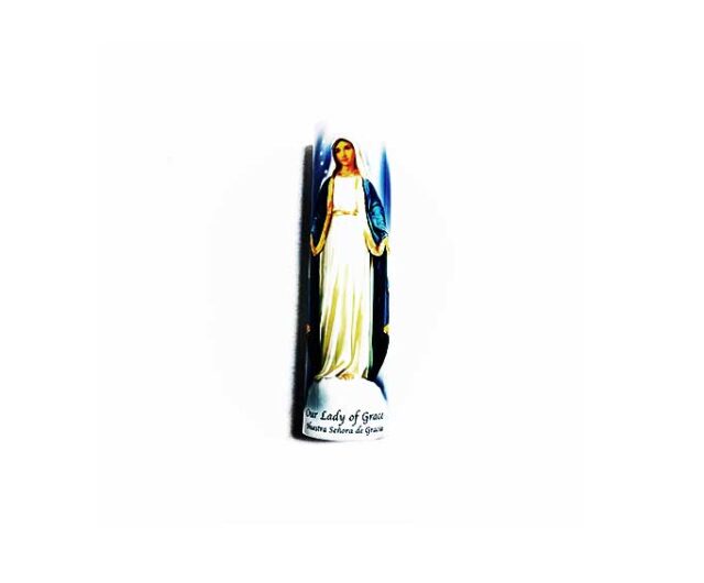 Our Lady of Grace LED Candle - The Miraculous Medal Shrine Gift Shop