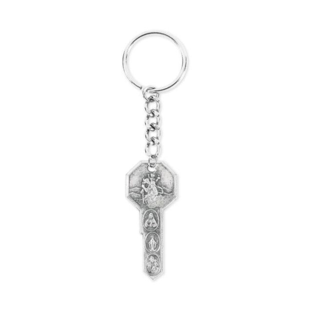 Key to Heaven Keychain - The Miraculous Medal Shrine Gift Shop
