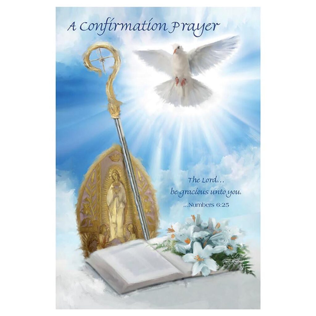 Greeting Card- Confirmation Prayer - The Miraculous Medal Shrine Gift Shop